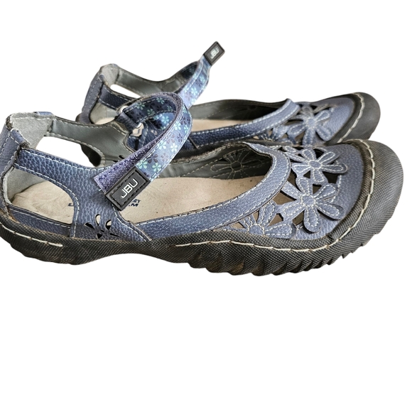 JBU | Shoes | Jbu By Jambu Womens Memory Foam Blue Wildflower Mary Jane ...